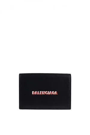 Balenciaga Wallet Cash Mini - Black
