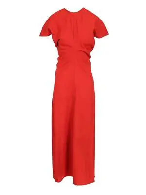 TOTEME Wool Maxi Dress - Red