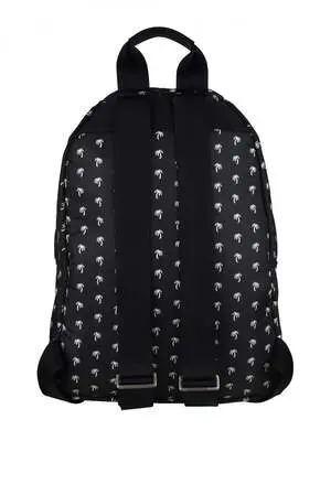 Palm Angels Printed Polyester Backpack - Black