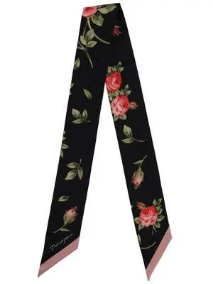 Dolce & Gabbana Silk Printed Hair Band