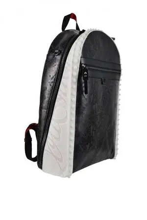 CHRISTIAN LOUBOUTIN Backparis Backpack With Studded Detail - Black