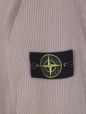 Stone Island Crewneck Sweatshirt With Logo Patch