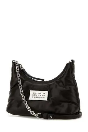 MAISON MARGIELA Nappa Leather Micro Glam Slam Hobo Shoulder Bag