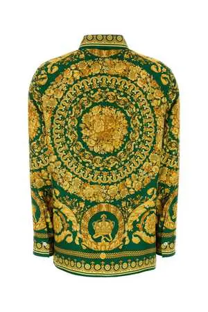 Versace Printed Silk Shirt - Multicolor