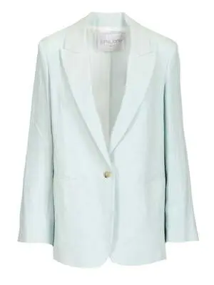 FORTE_FORTE Tailored Linen Jacket With Classic Collar