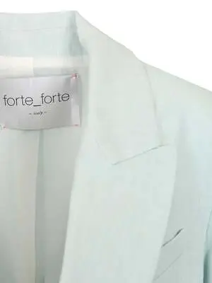 FORTE_FORTE Tailored Linen Jacket With Classic Collar