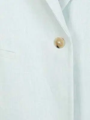 FORTE_FORTE Tailored Linen Jacket With Classic Collar