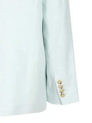 FORTE_FORTE Tailored Linen Jacket With Classic Collar