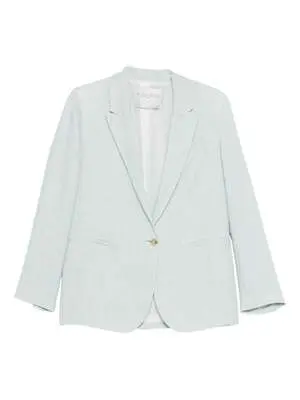 FORTE_FORTE Tailored Linen Jacket With Classic Collar
