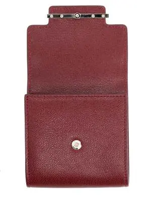 TOM FORD Tom Ford Women Leather Card Holder Red