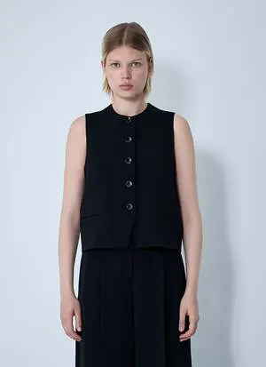 Max Mara Denver Waistcoat - Black