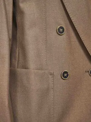 Max Mara Tobacco Stretch Cashmere Harald Blazer - Multicolor
