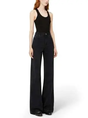 Isabel Marant Étoile Belvira Flare Jeans - Black