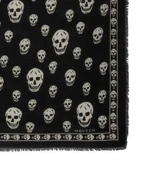 Alexander McQueen Skull Scarf - Black