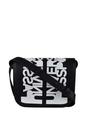 Burberry Rider Shoulder Bag With "universal Passport" Print