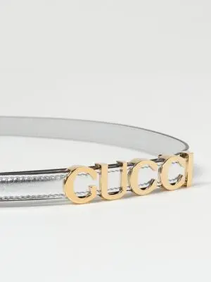 Gucci Metallic Logo Belt