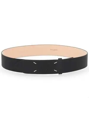 MAISON MARGIELA Four Stitches Belt - Black