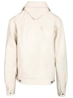 Bottega Veneta Woven Leather Jacket