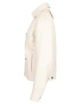 Bottega Veneta Woven Leather Jacket