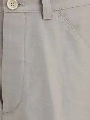 Brunello Cucinelli Cotton And Linen Trousers