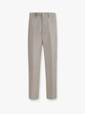 Brunello Cucinelli Cotton And Linen Trousers - Multicolor