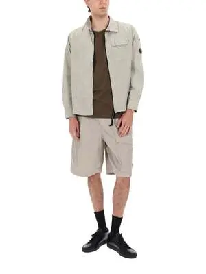 C.P. COMPANY Overshirt Con Zip - Gray