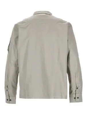 C.P. COMPANY Overshirt Con Zip - Gray