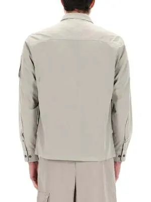 C.P. COMPANY Overshirt Con Zip - Gray
