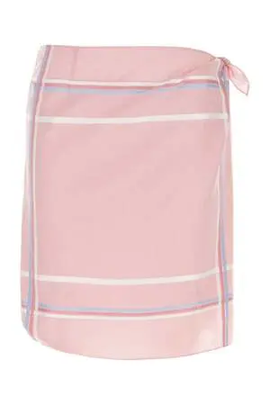 Prada 100% Cotton Skirt - Pink