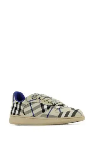 Burberry Embroidered Canvas Terrace Sneakers - Multicolor