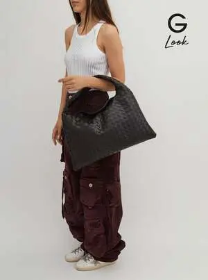 Bottega Veneta Small Shoulder Bag With Intreccio Motif