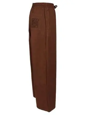 Loewe Cotton Drawstring Cropped Trousers