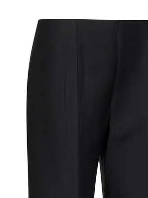 TOTEME Slim Evening Trousers In Wool And Silk