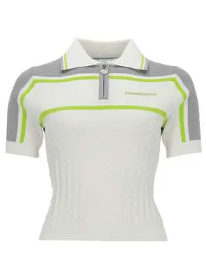 Casablanca Tennis Polo - White