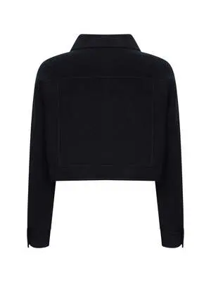Max Mara Double Jersey Cropped Jacket