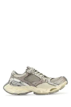 Balenciaga Synthetic Leather And Mesh Stapler Sneakers