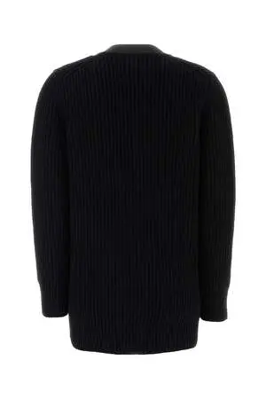 FERRAGAMO Wool Cardigan - Black