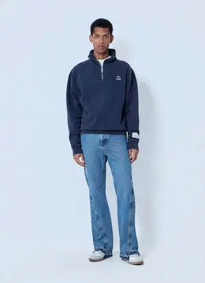 GALLERY DEPT. Cotton Half-zip Sweatshirt With Embroidered Logo