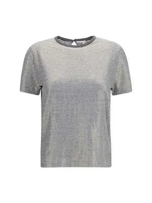 Brunello Cucinelli Striped Short-sleeve Crewneck T-shirt - Multicolor