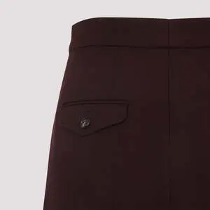 Chloé Wool Wide Leg Pants
