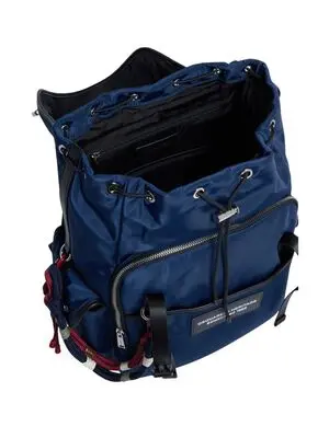 Dsquared2 Nylon Backpack With Drawstring And Buckle Closure