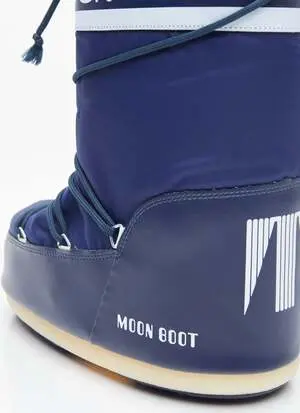 Moon Boot Icon Nylon Lace-up Boots - Blue