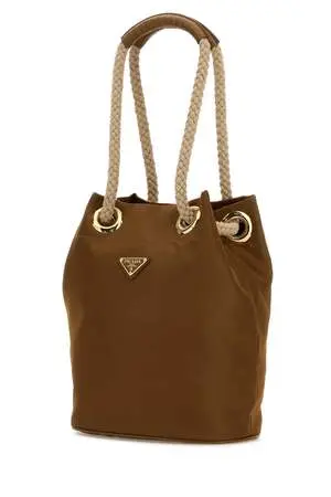 Prada Mariner Bucket Bag - Brown