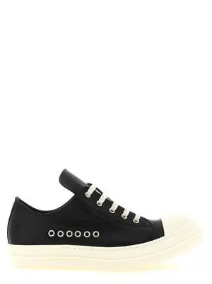 Rick Owens Extreme Low Sneaks" Leather Sneakers - Black