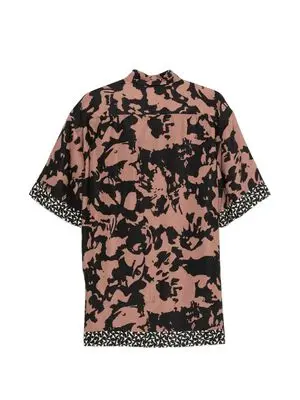 Dries Van Noten Cassidye Short Sleeves Print Shirt - Multicolor