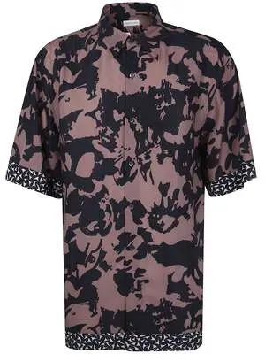 Dries Van Noten Cassidye Short Sleeves Print Shirt - Multicolor