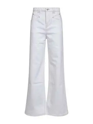 Isabel Marant Étoile Wide Leg High-rise Cotton Jeans - Multicolor