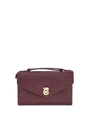 Bottega Veneta BOTTEGA VENETA Knot Lock Lambskin Shoulder Bag Multicolor