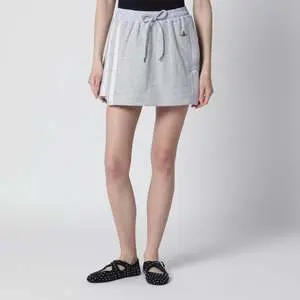 VIVIENNE WESTWOOD Grey Mini Skirt With Orb Logo - Gray