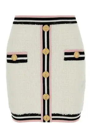 Balmain Textured Knit Mini Skirt - Multicolor